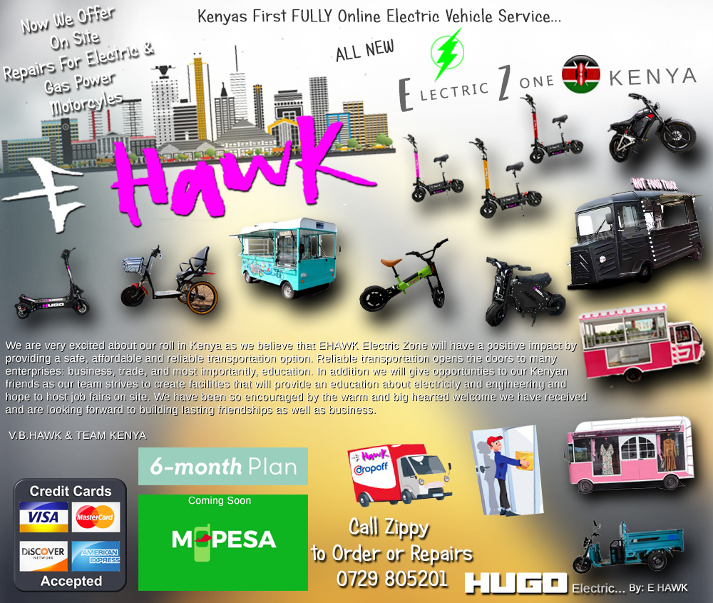 E HAWK ELECTRIC ZONE KENYA REGISTERED 2024